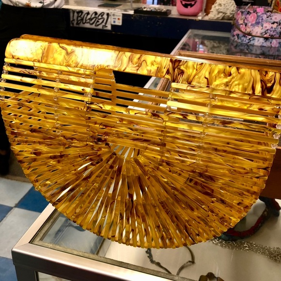 Bags | Tortoise Shell Beach Tote Summer Party Purse | Poshmark